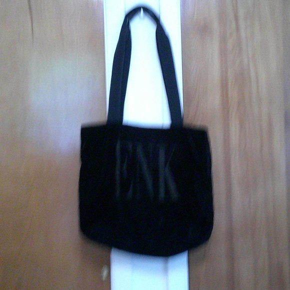 ENK | Bags | Enk Black Velvet Tote Bag | Poshmark